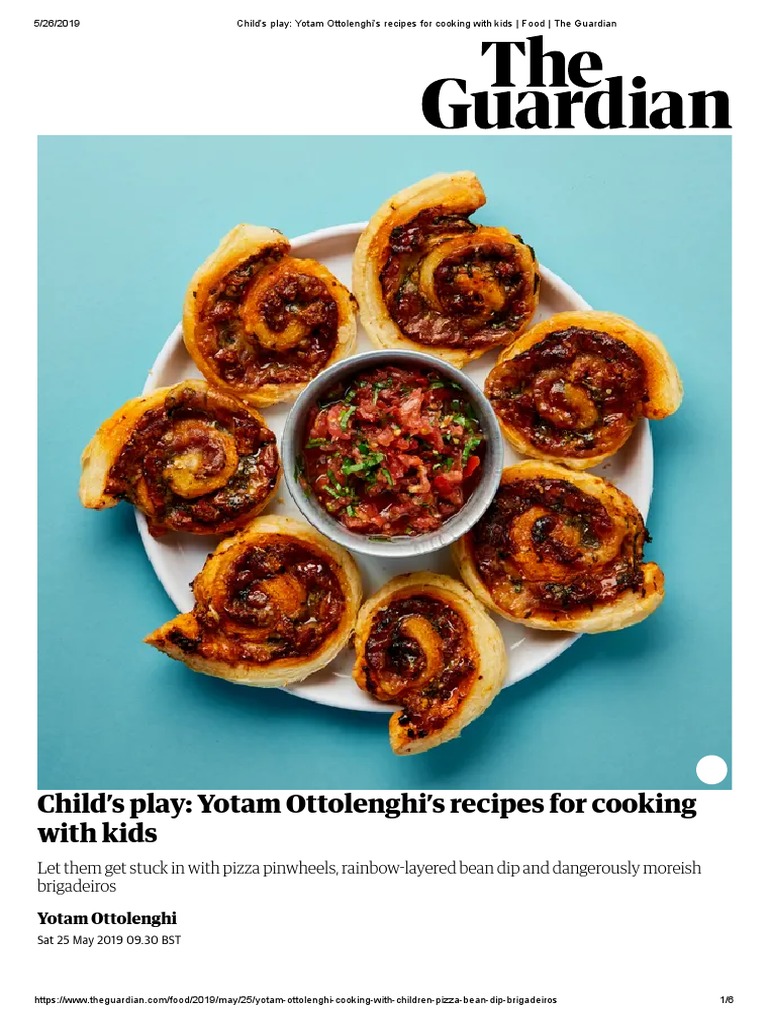 Child's Play - Yotam Ottolenghi's Recipes For Cooking With Kids - Food ...