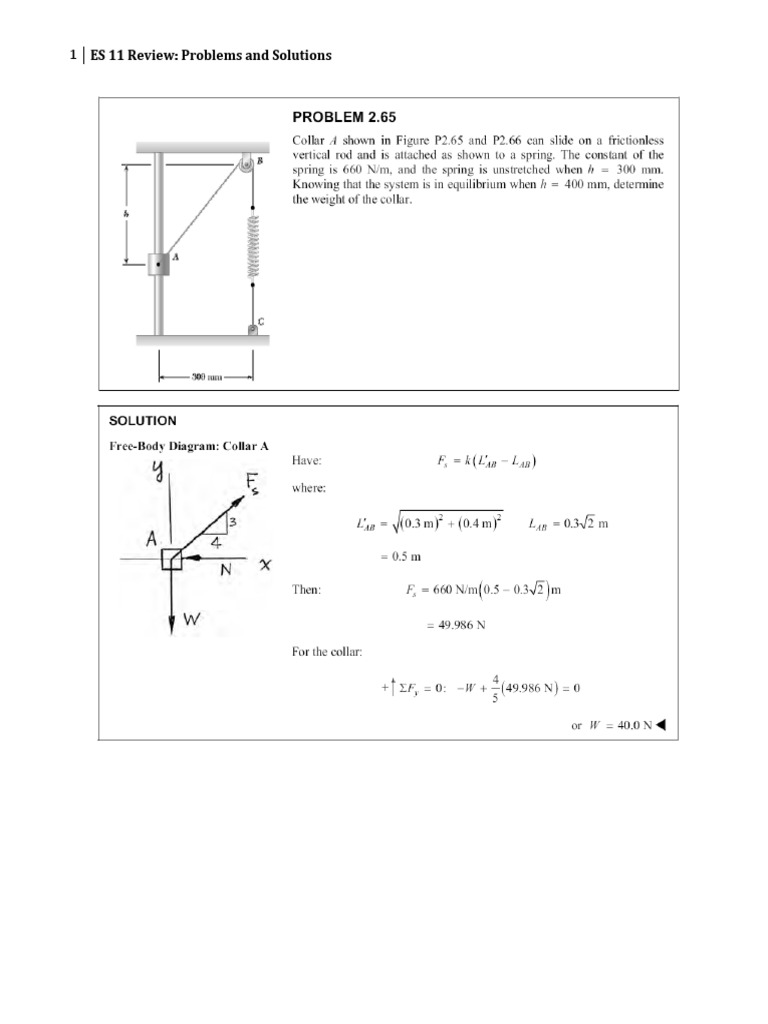 ES 11 Review: Solutions Overview | PDF