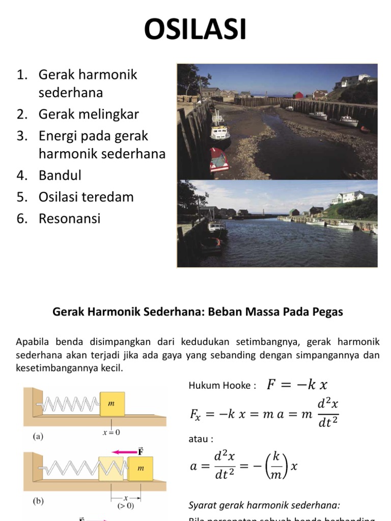 Gerak Osilasi | PDF | Trigonometric Functions | Spacetime