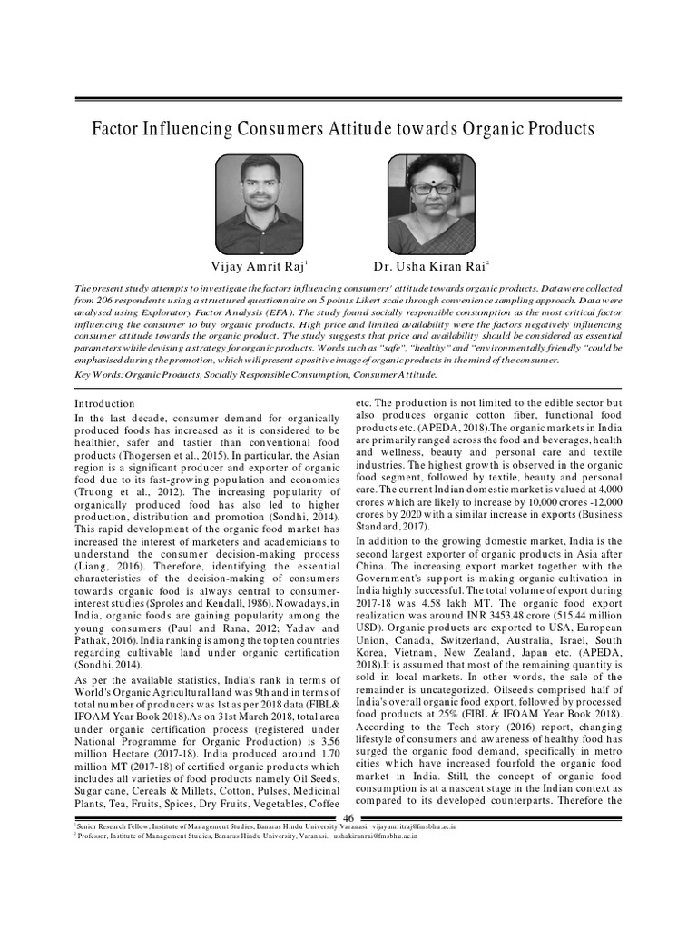 Factor Influencing Consumers Attitude To PDF | PDF | Factor Analysis ... Factor Influencing Consumers Attitude To PDF | PDF | Factor Analysis ...