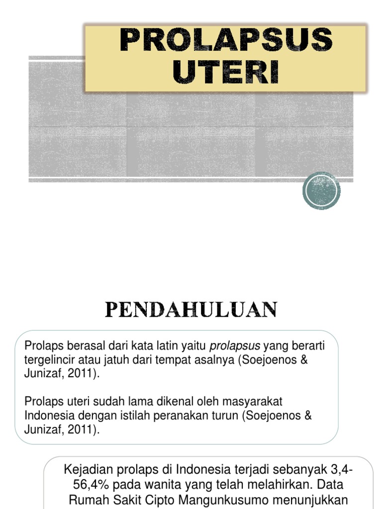 Prolaps Uteri | PDF