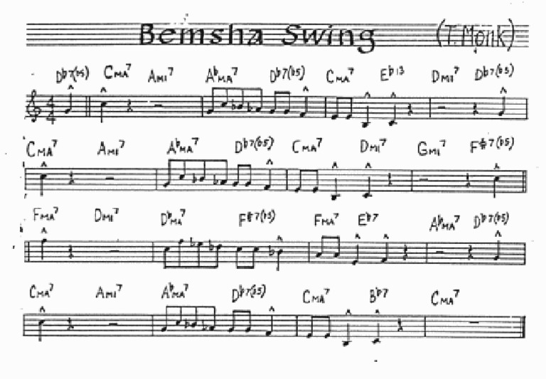 Bemsha Swing | PDF