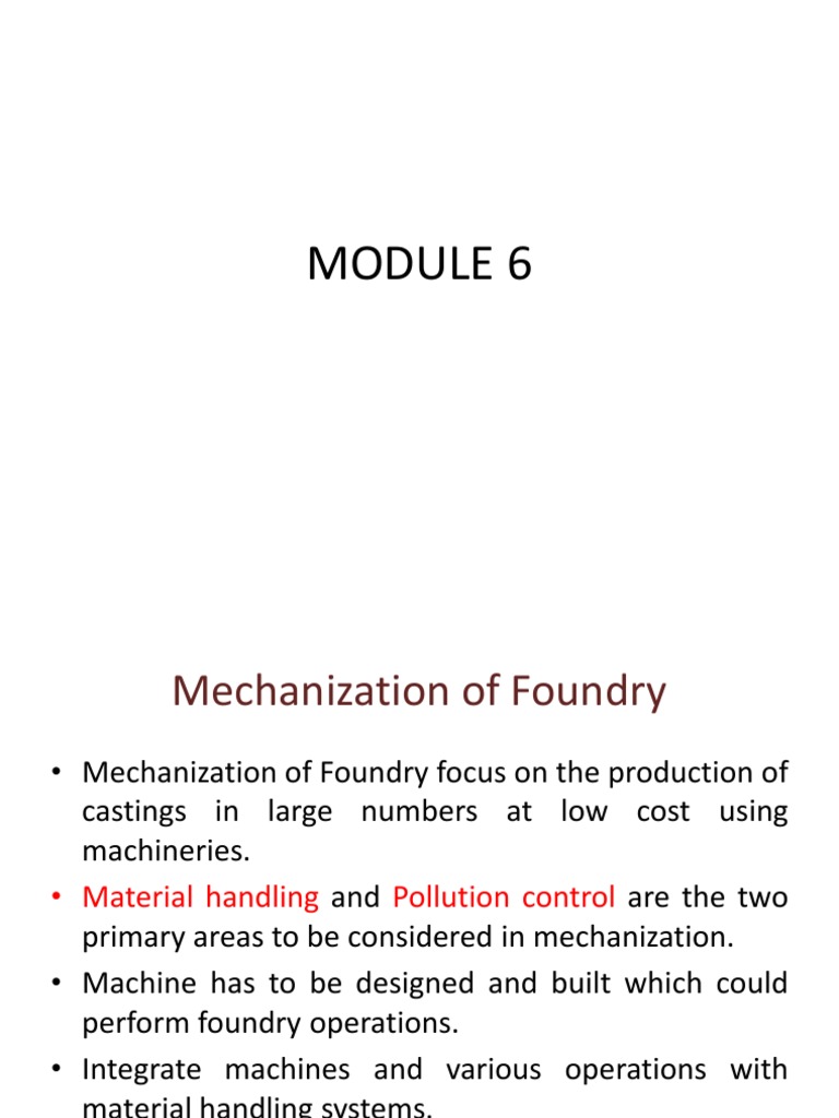 Foundry 6 | PDF | Foundry | Engineering
