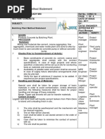 Batching Plant Inspection Check List | PDF | Concrete | Manufactured Goods