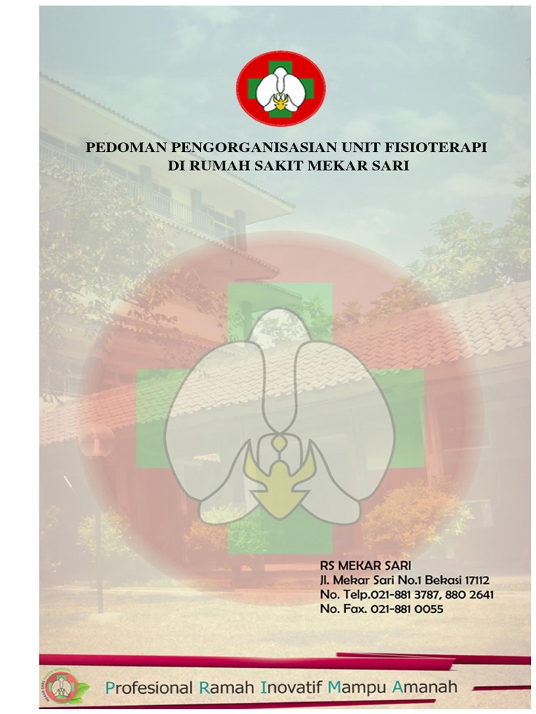 39 PEDOMAN Pengorganisasian Fisioterapi (Ucum) | PDF | Karier & Perkembangan | Pengembangan Diri