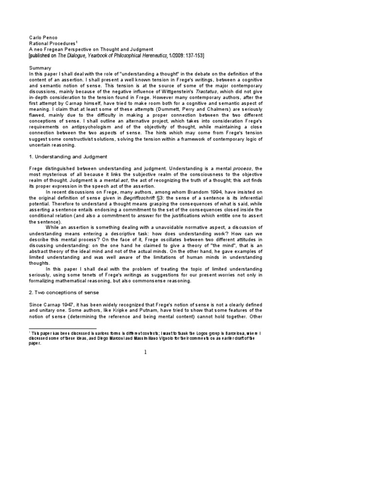 009 Rational | PDF | Gottlob Frege | Logic