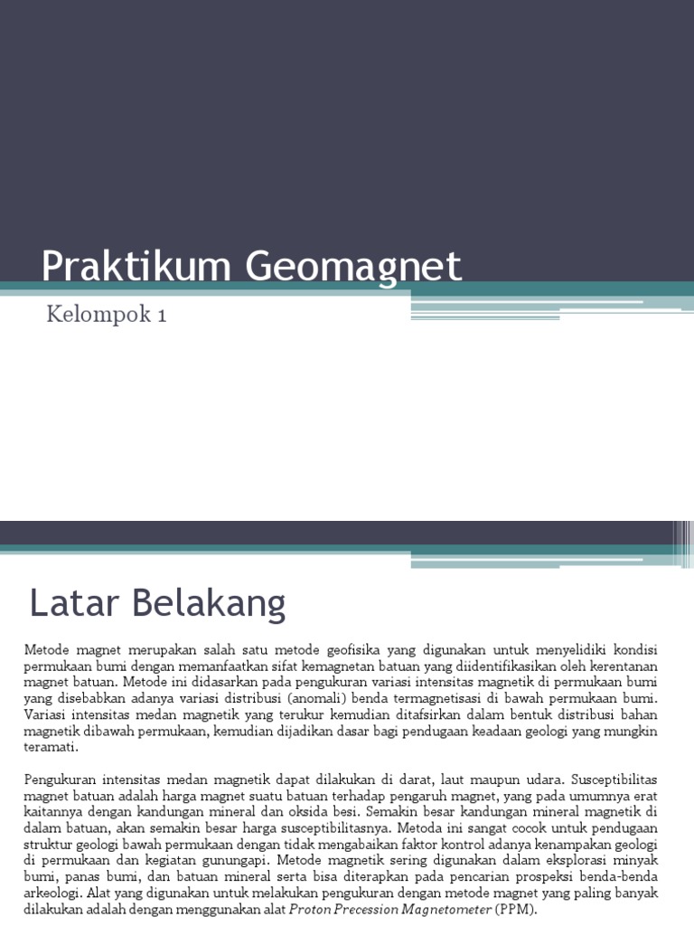 Geocamp Geomagnet | PDF