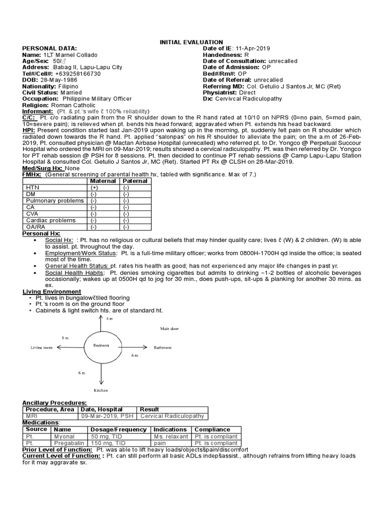 CAMP - Cervical Radic - Collado | PDF | Anatomical Terms Of Motion | Thorax