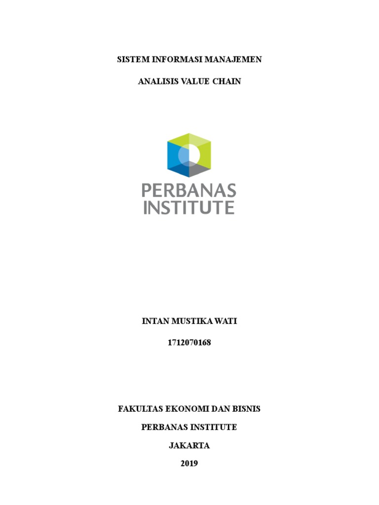 Analisis Value Chain | PDF