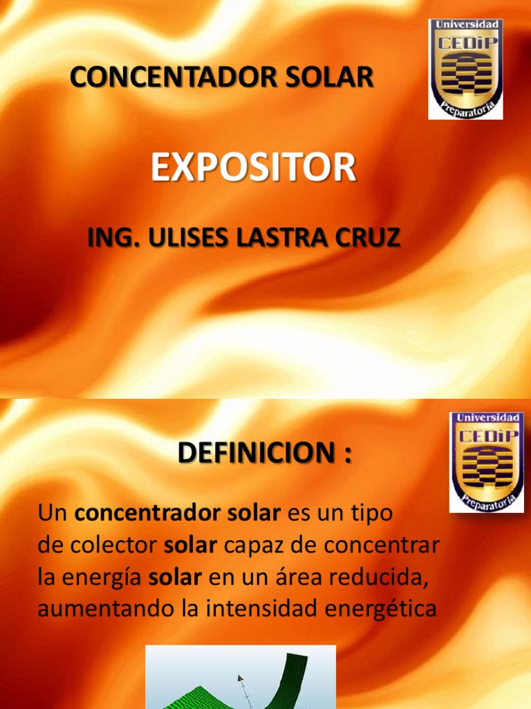 Concentrador Solar | PDF | Energía solar | Naturaleza