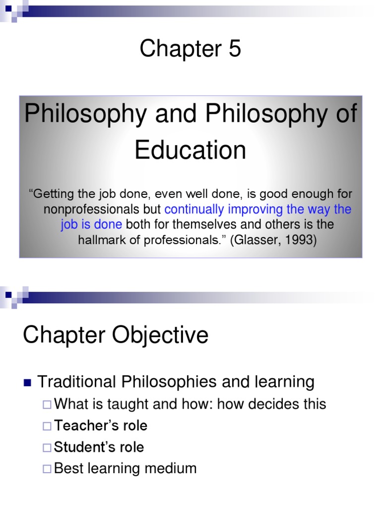 Ch-5 Overview Philosophy | PDF | Philosophy Of Education | Reality