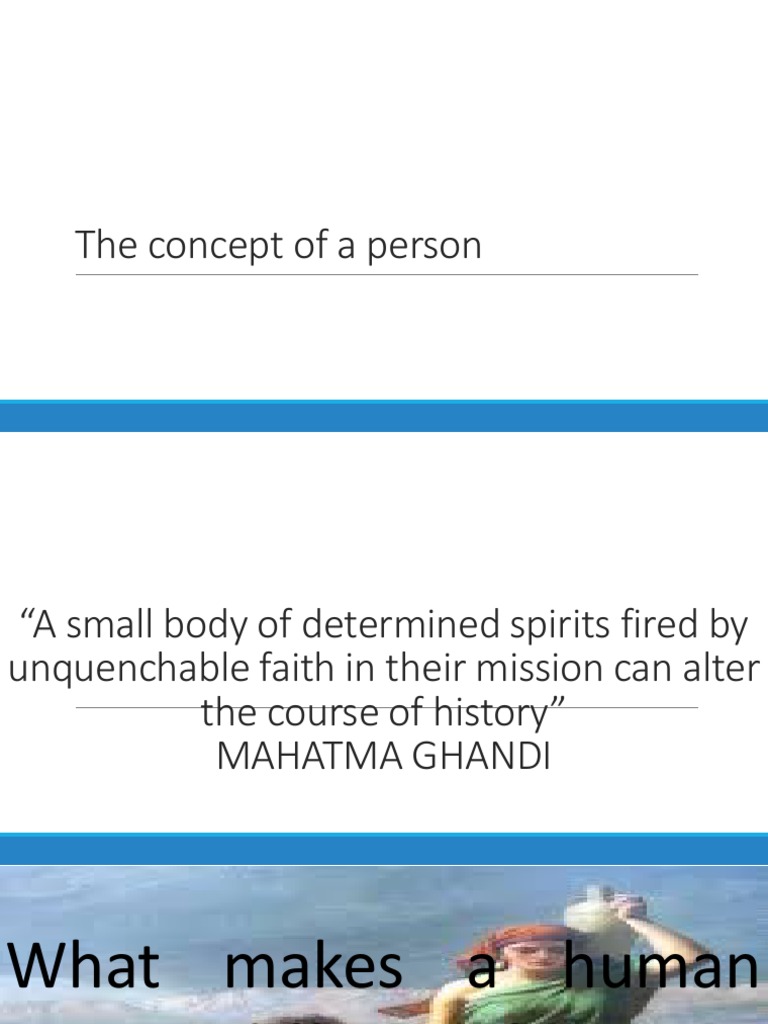 Man As A Person | PDF