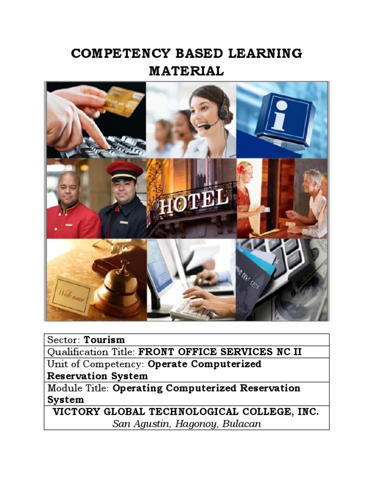 Fos NC II - CBLM Cover | PDF