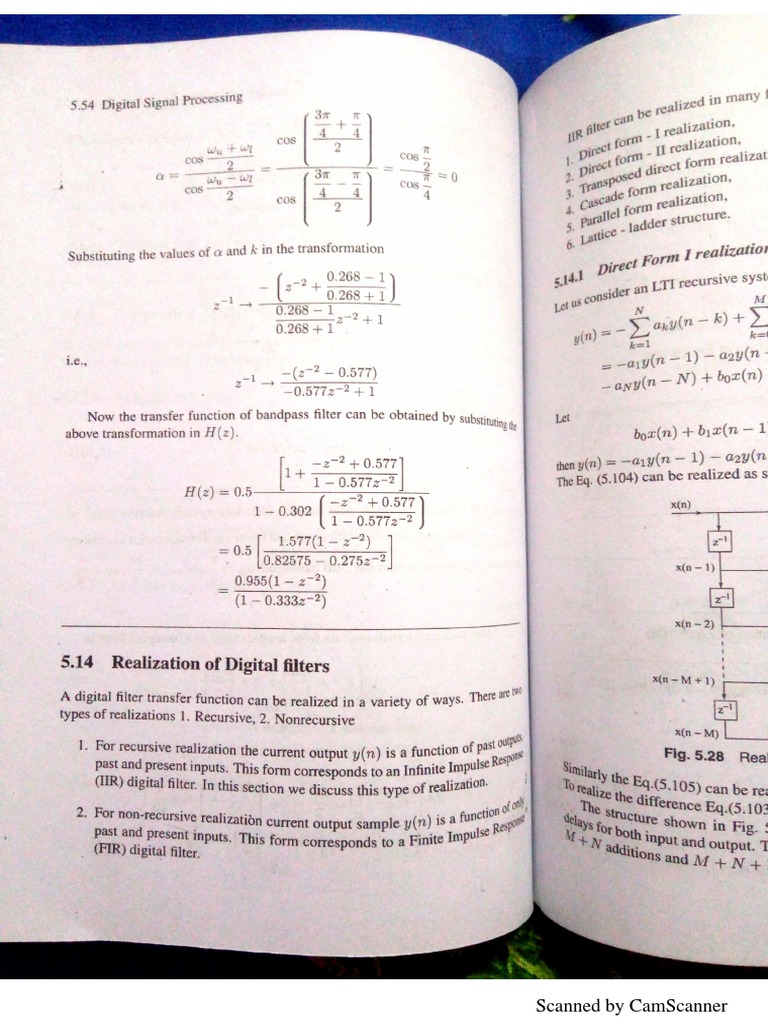 DSP Filters | PDF | Digital Signal Processing | Algorithms