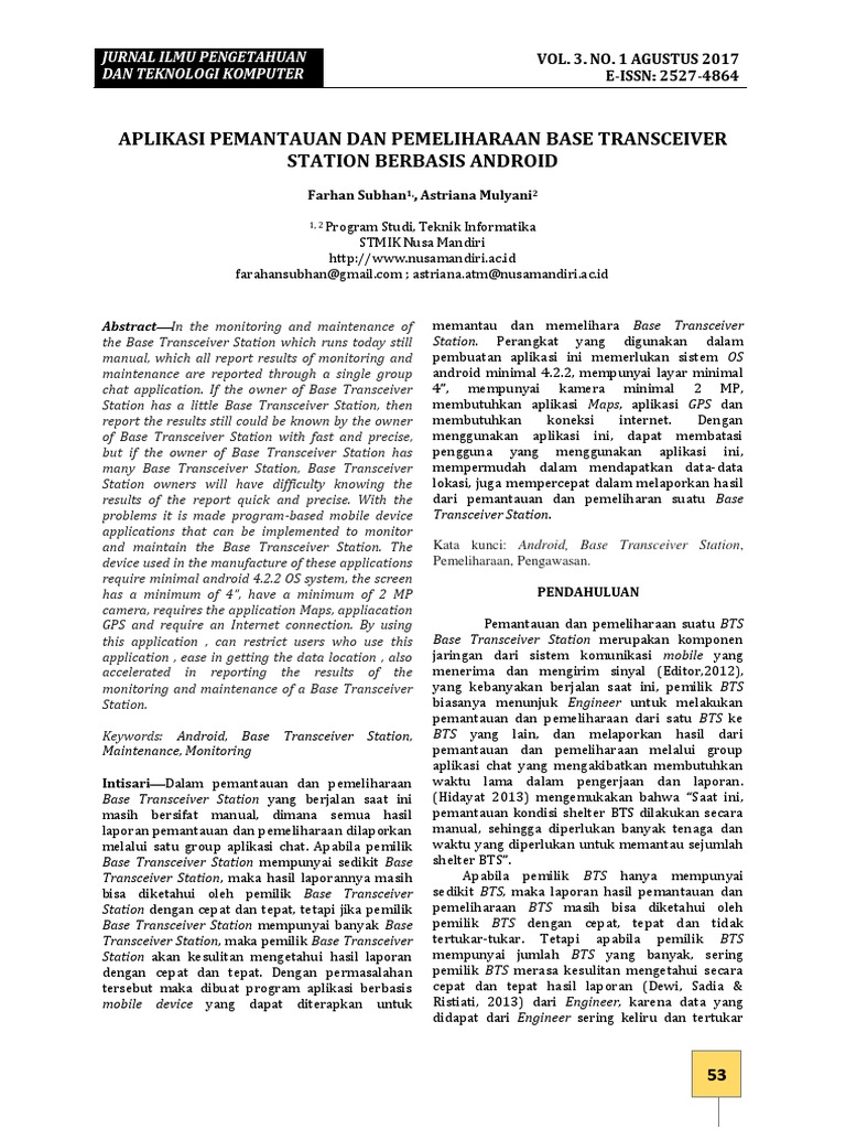 Aplikasi Pemantauan Dan Pemeliharaan Bas Faf78d79 PDF | PDF | Digital Technology | Computing