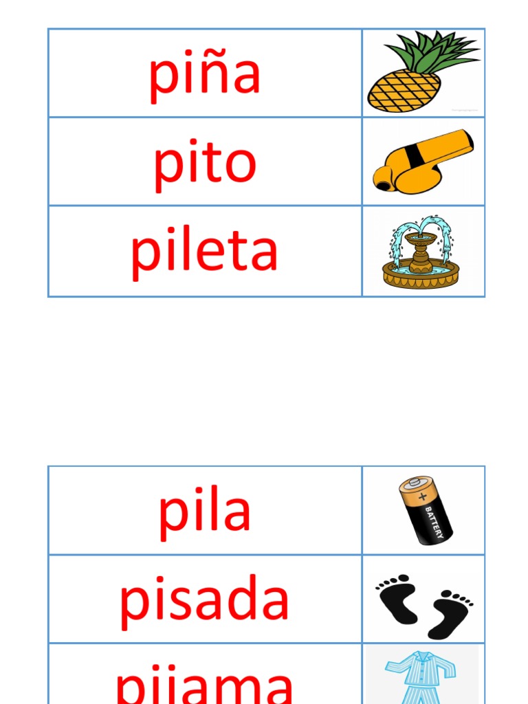 Palabras de Juego Pi | PDF