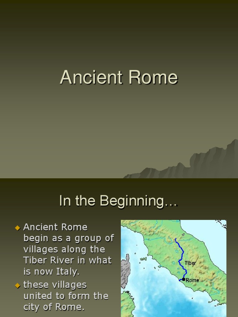 Ancient Rome | PDF | Roman Empire | Augustus
