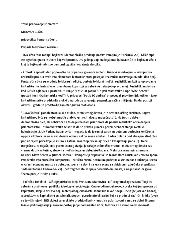 Realizam Pisci | PDF