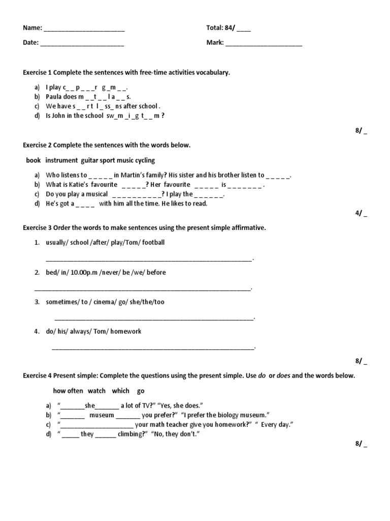 Test Unit 5&6 | PDF | Language Mechanics | Linguistic Typology