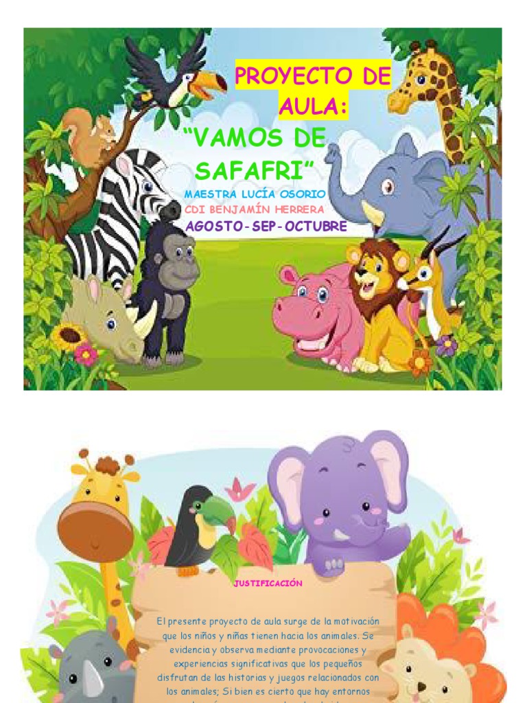 Proyecto Vamos de Safari | PDF | Conocimiento | Cognición