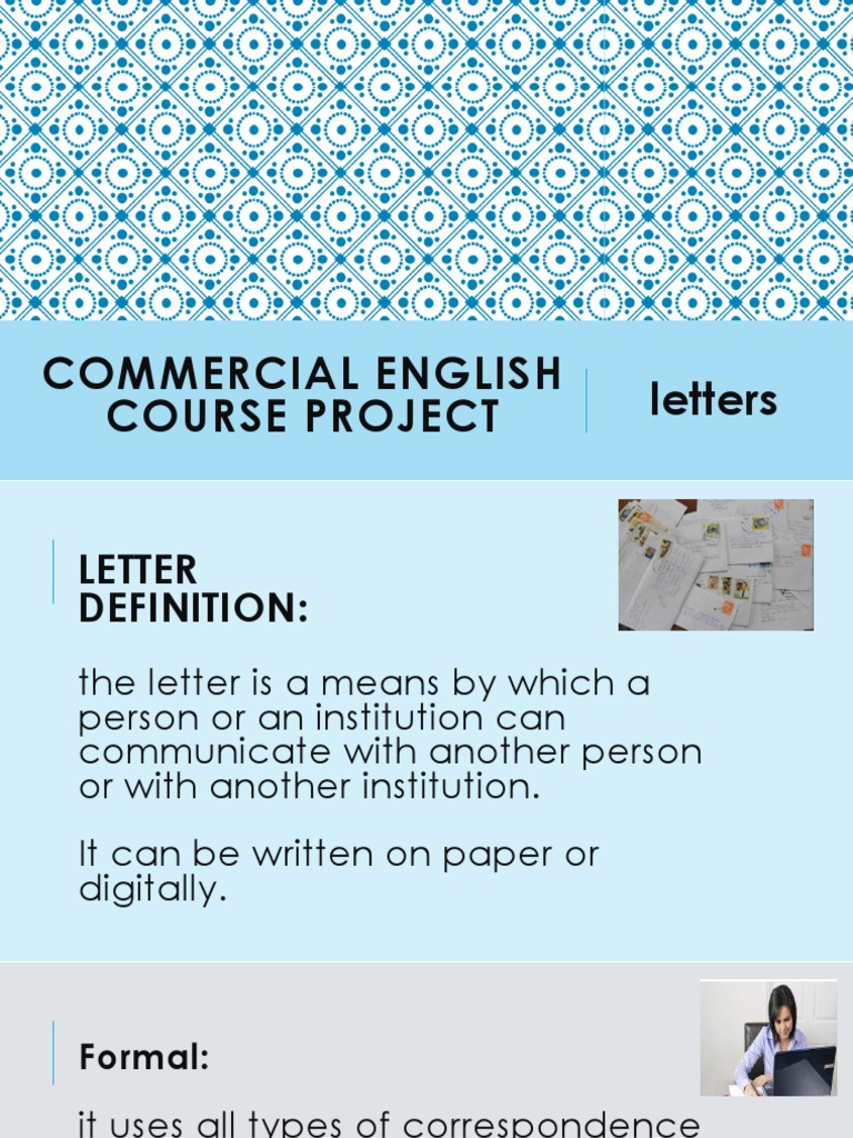 Commercial English Course Project | PDF | Written Communication | Business