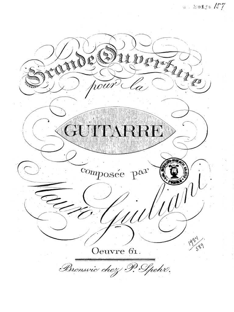 Grand OVerture - GIuliani | PDF