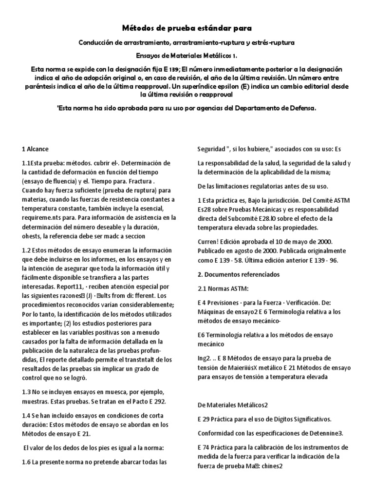 Astm E139 | PDF | Par termoeléctrico | Soldadura