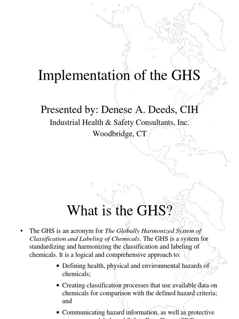 GHS Implementation | Download Free PDF | Safety | Occupational Safety ...