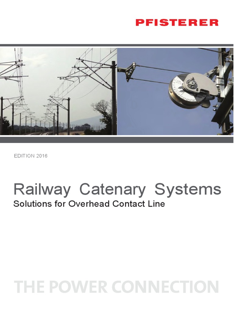Catalogue PFISTERER Railway Catenary Systems 2016 | PDF