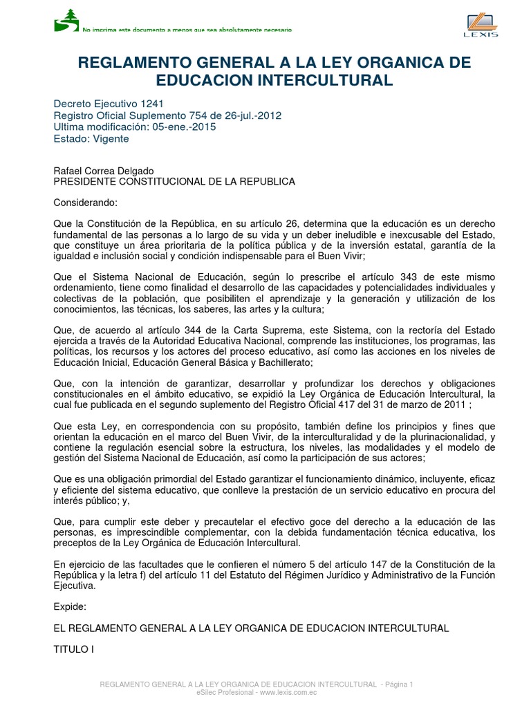 Reglamento Loei | PDF | Evaluación | Plan de estudios