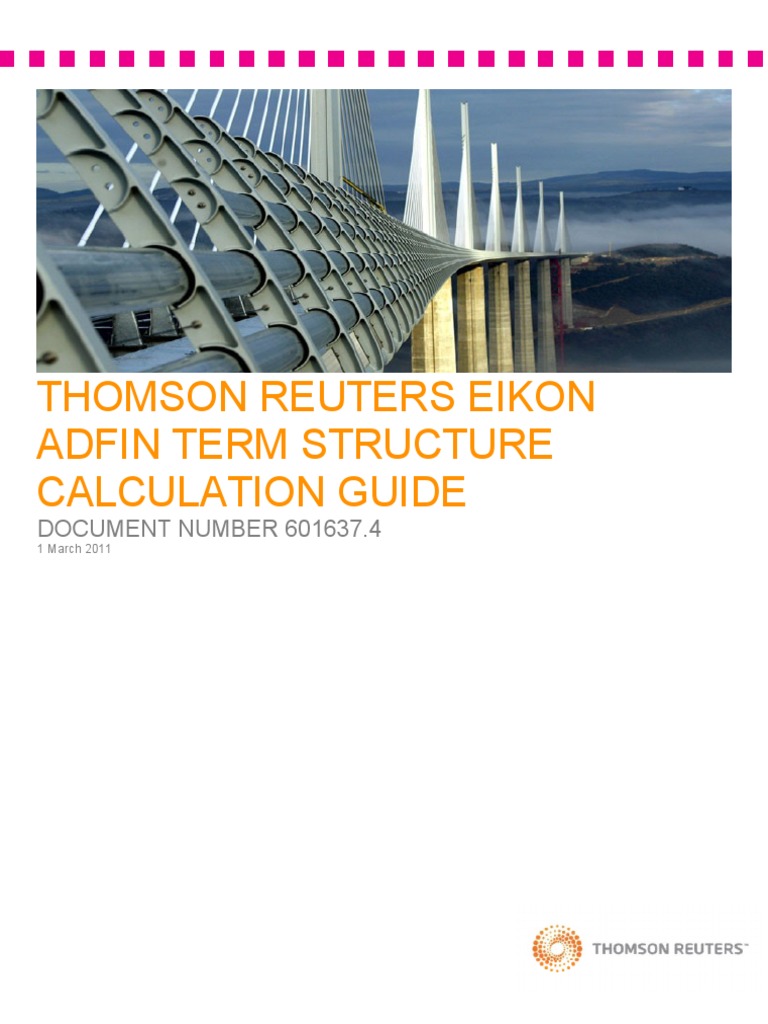 Thomson Reuters Eikon Adfin Term Structure Calculation Guide | PDF ...