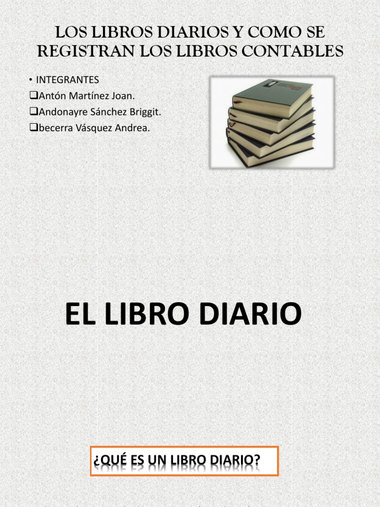 El Libro Diario | PDF | Contabilidad | Business