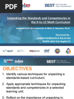 Unpacking Learning Competencies Guide | PDF | Learning | Knowledge