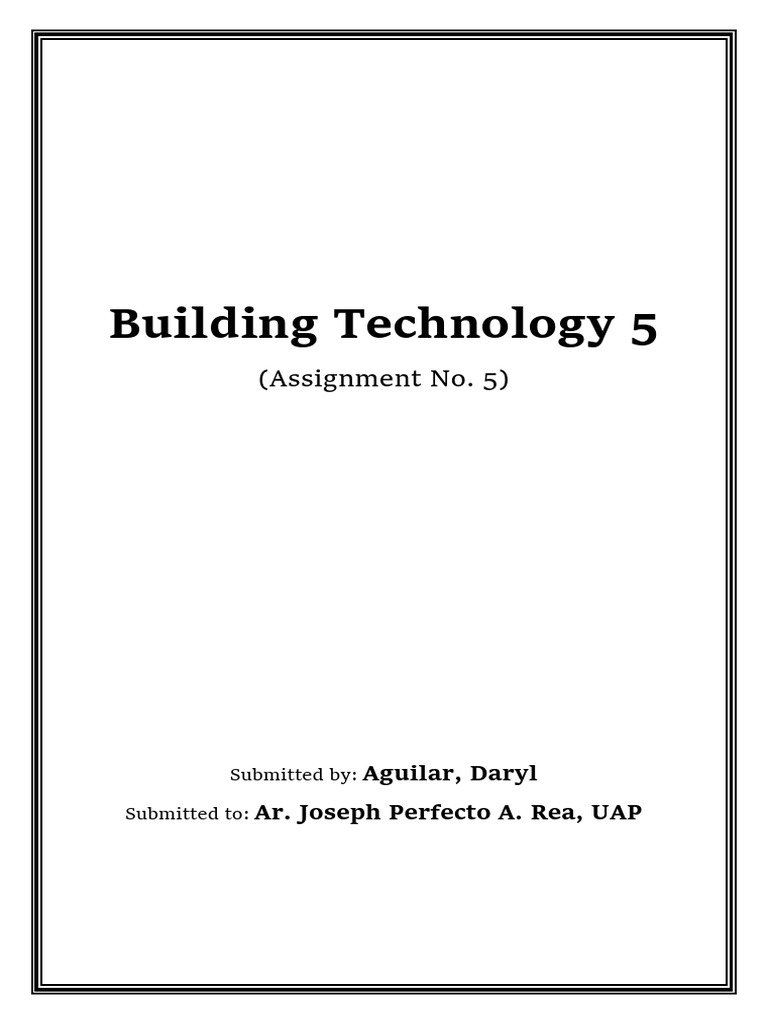 Building Technology 5: (Assignment No. 5) | PDF | Prestressed Concrete ...