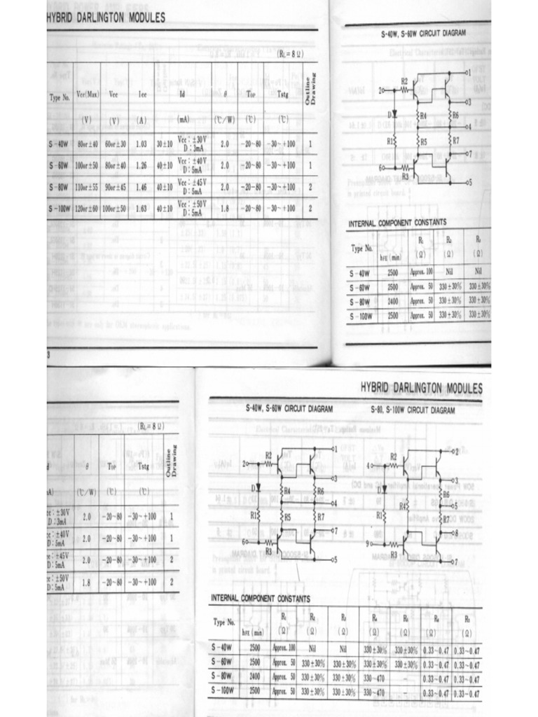 Sanken S60W Datasheet | PDF