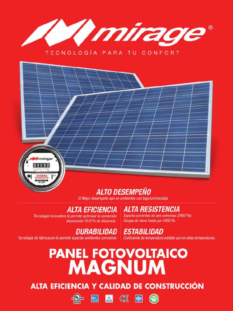 Energía Solar Paneles Magnum | PDF