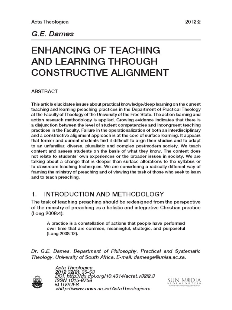 Enhancing Teaching and Learning | PDF | Teachers | Motivation