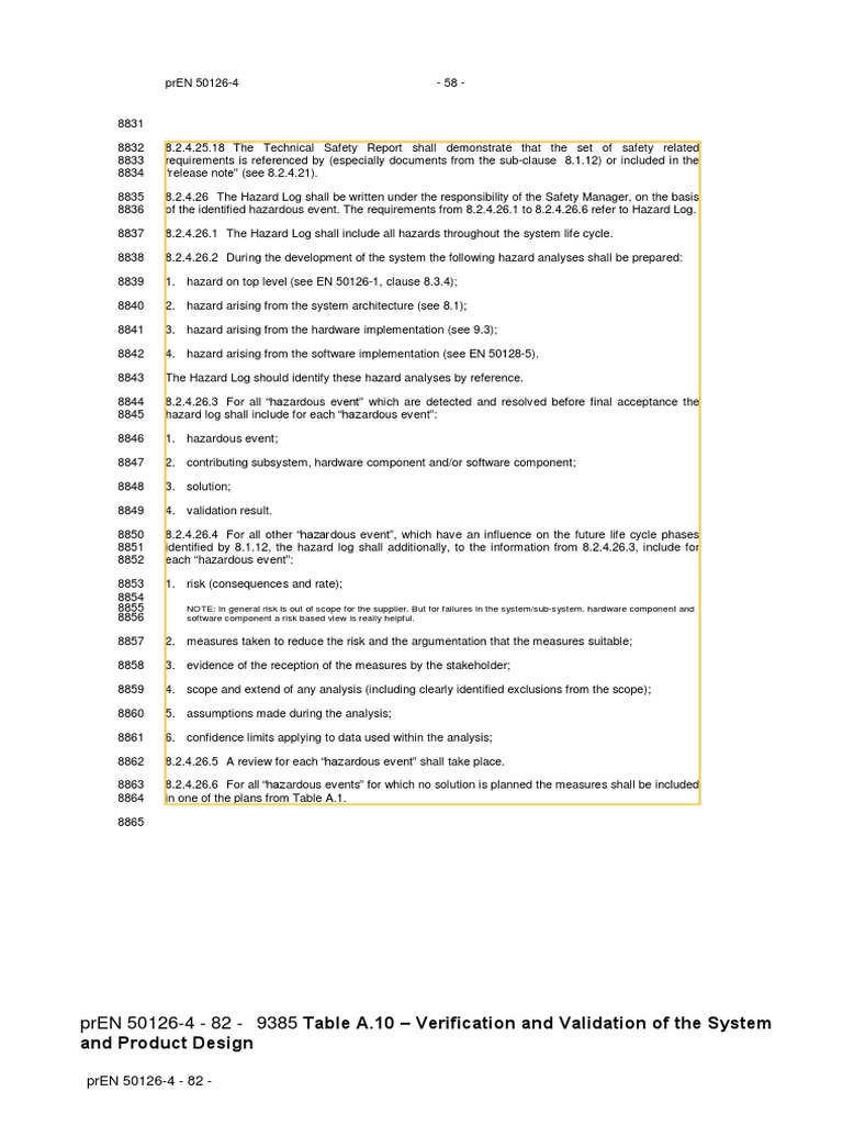 En 50126 - RAM Contents | Download Free PDF | Product Lifecycle ...