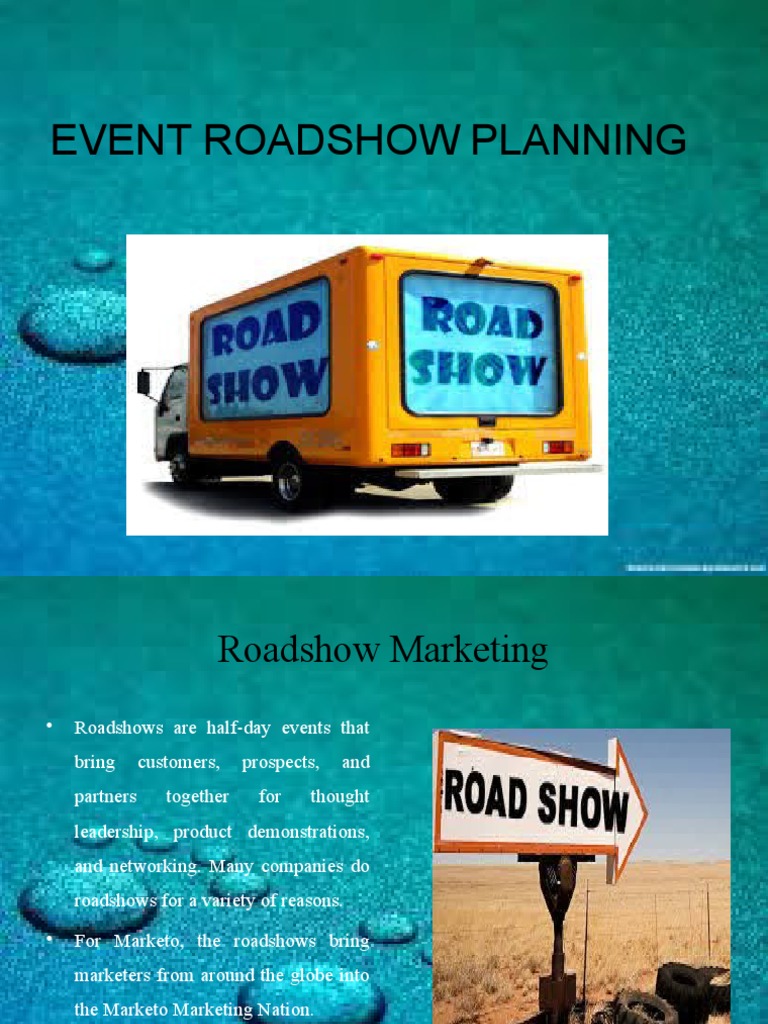 Event Roadshow Planning | PDF | Marketing | Business