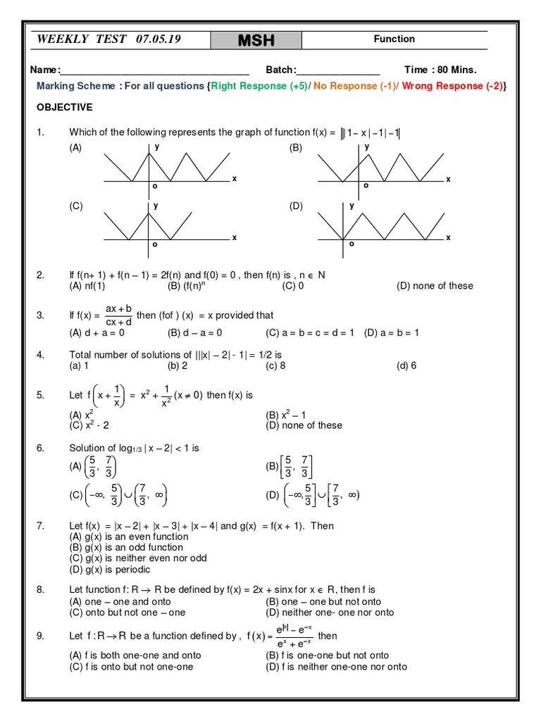 Maths Practice Sheet Pdf Functions And Mappings Mathematical Relations