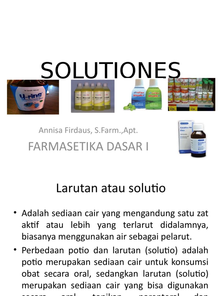 Larutan-Solutio Fix | PDF | Kesehatan Holistik