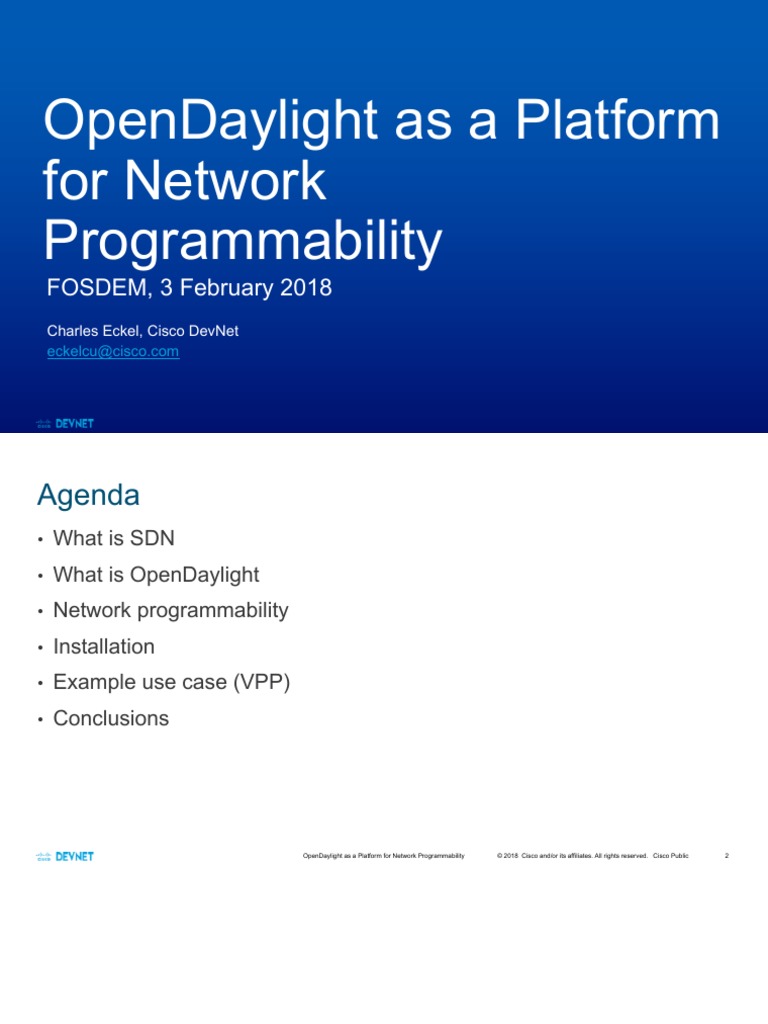 OpenDaylight As A Platform For Network Programmability Extended Version | PDF | Representational ...