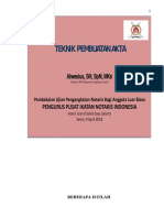 TekniK Pembuatan Akta PPAT Versi Perkaban 2012 | PDF