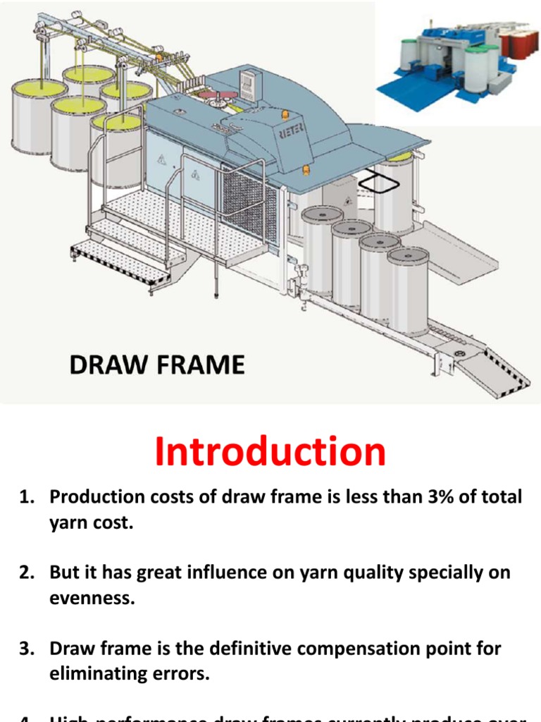 Drawframe 180127102625 PDF | PDF | Control Theory | Gear