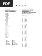 Aviation Alphabet PDF | PDF | Naming Conventions | Notation