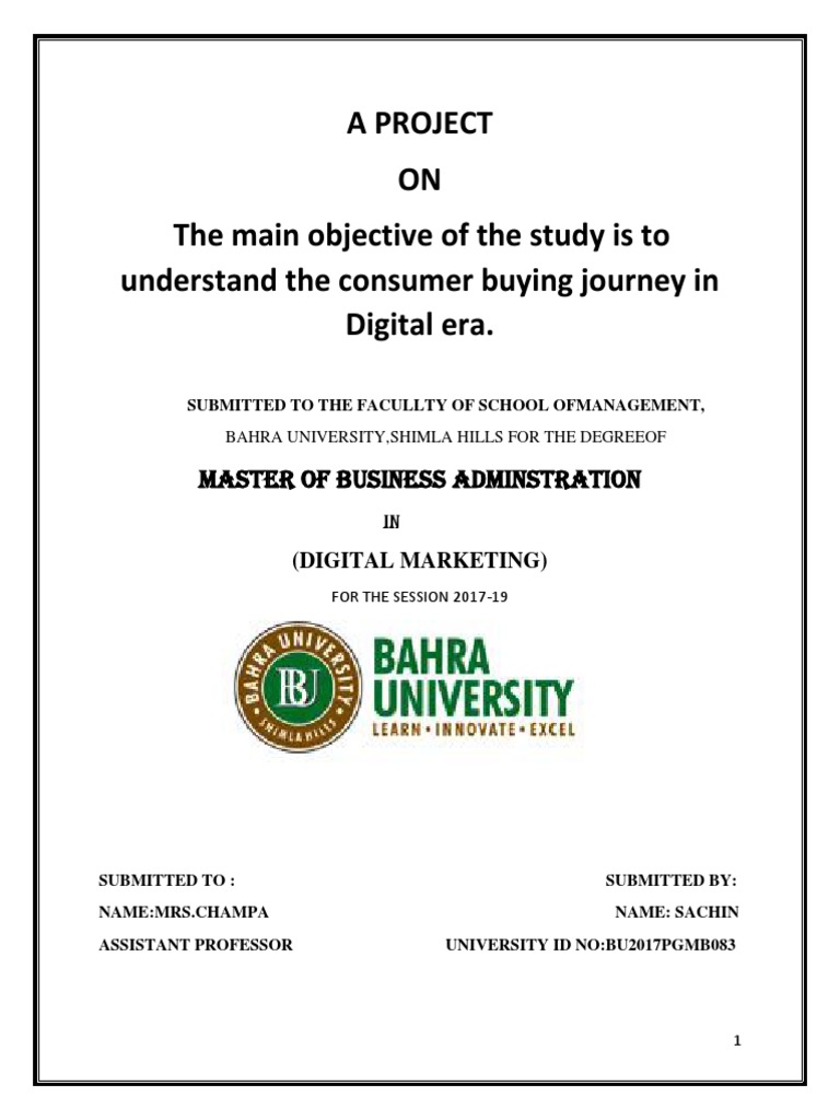 A Project On Digital Marketing The New F | PDF | Online Advertising ...