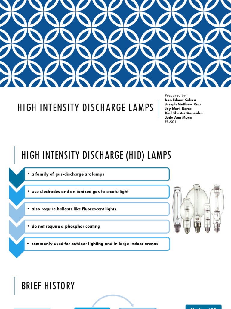 High Intensity Discharge Lamps: Prepared by | PDF | Incandescent Light ...