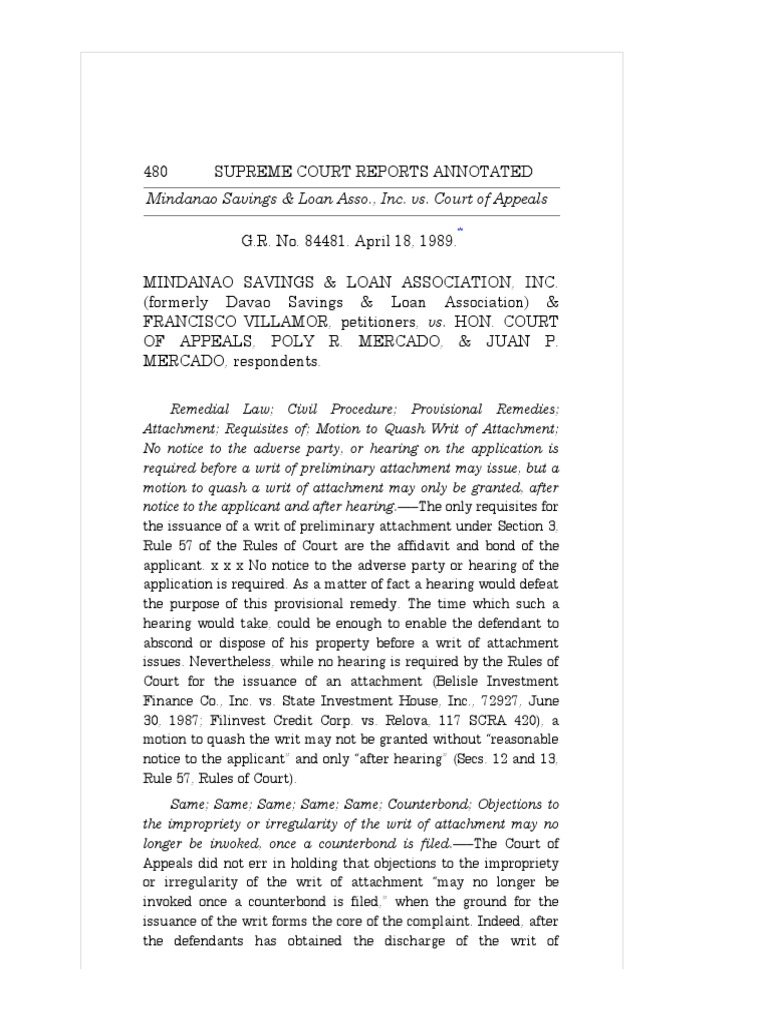 Analysis of the Requirements for Issuing and Challenging Writs of ...