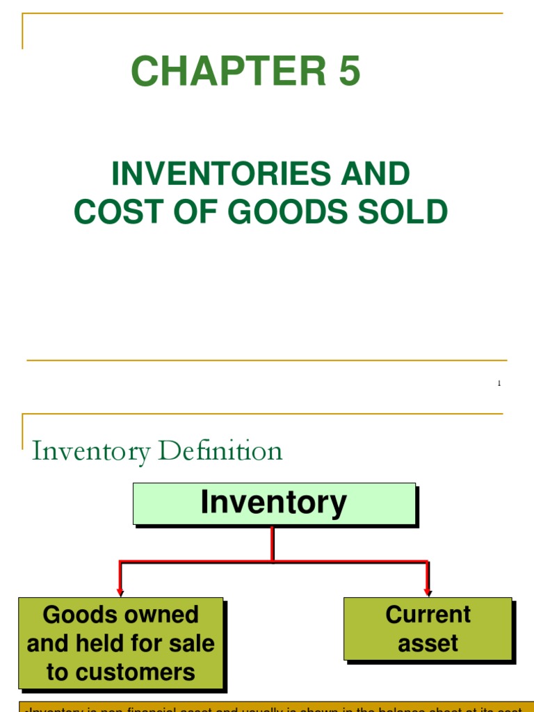 Understanding CGS and Inventory Systems | PDF | Cost Of Goods Sold ...