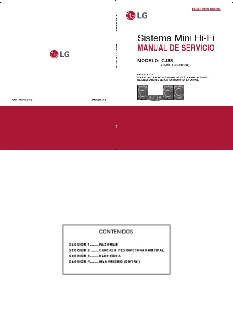 LG CJ88 PDF | PDF | Memoria USB | Programa de computadora